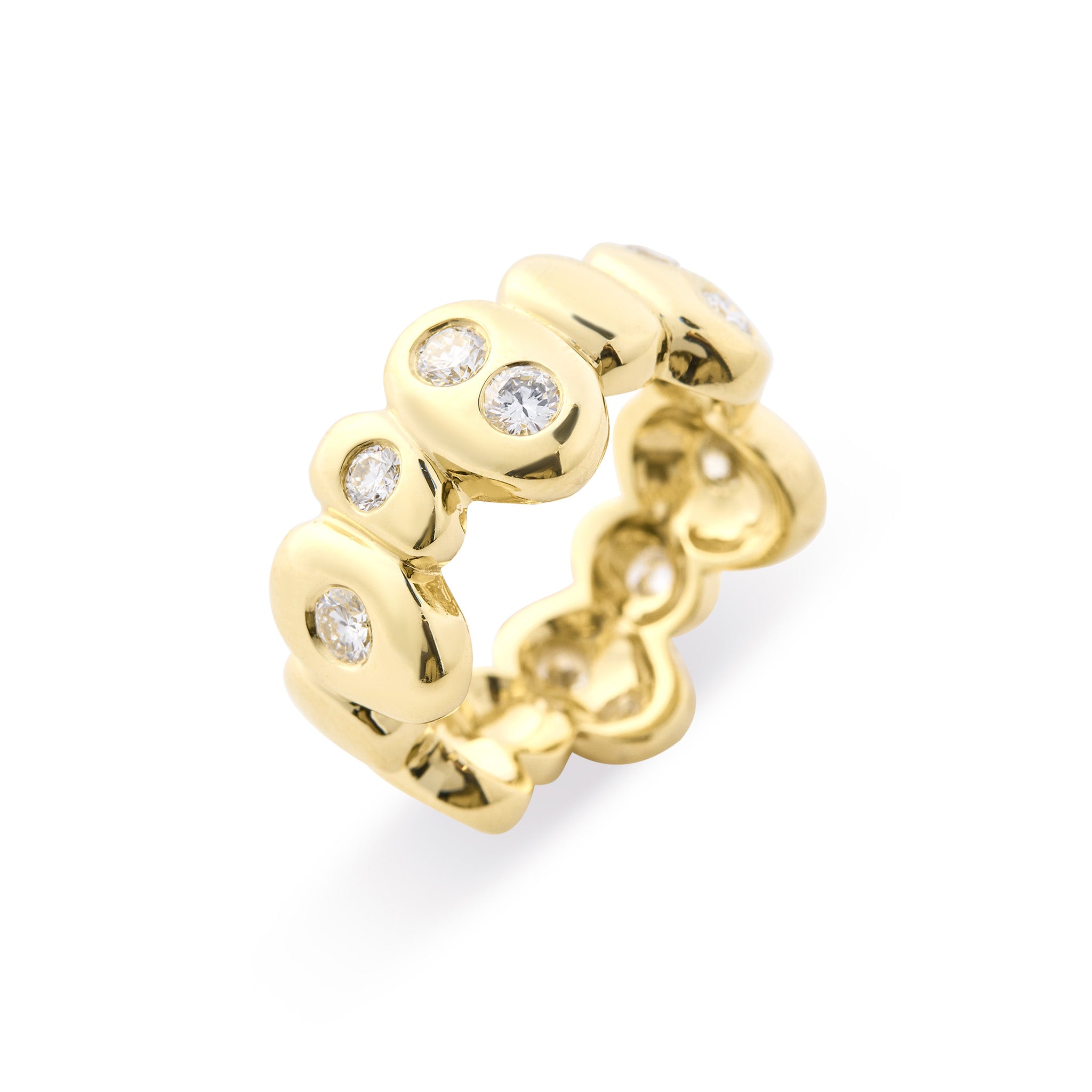 Pebble Band with Diamonds – MatthewTrent